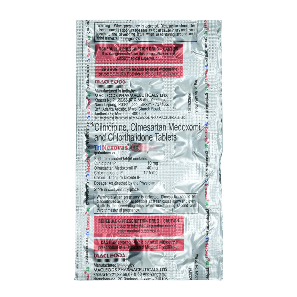Trinexovas 40 Tablet | Uses, Side Effects, Price | Apollo Pharmacy