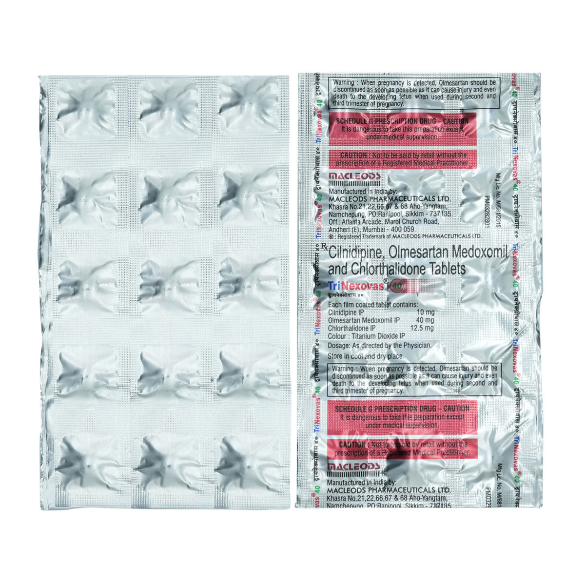 Trinexovas 40 Tablet 15's Price, Uses, Side Effects, Composition ...