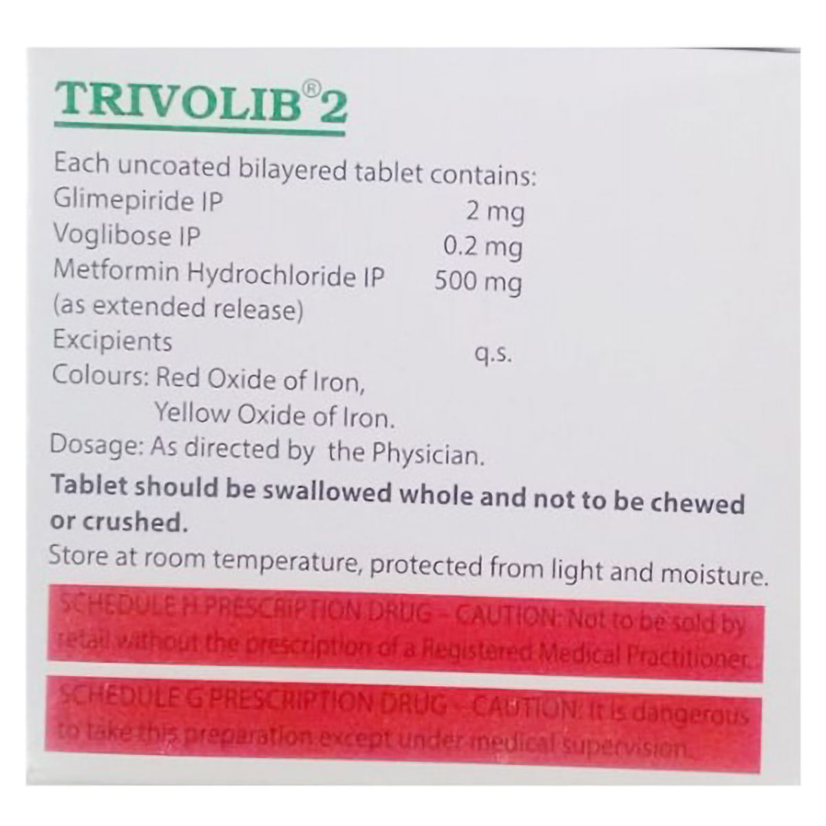 Trivolib 2 mg Tablet | Uses, Side Effects, Price | Apollo Pharmacy