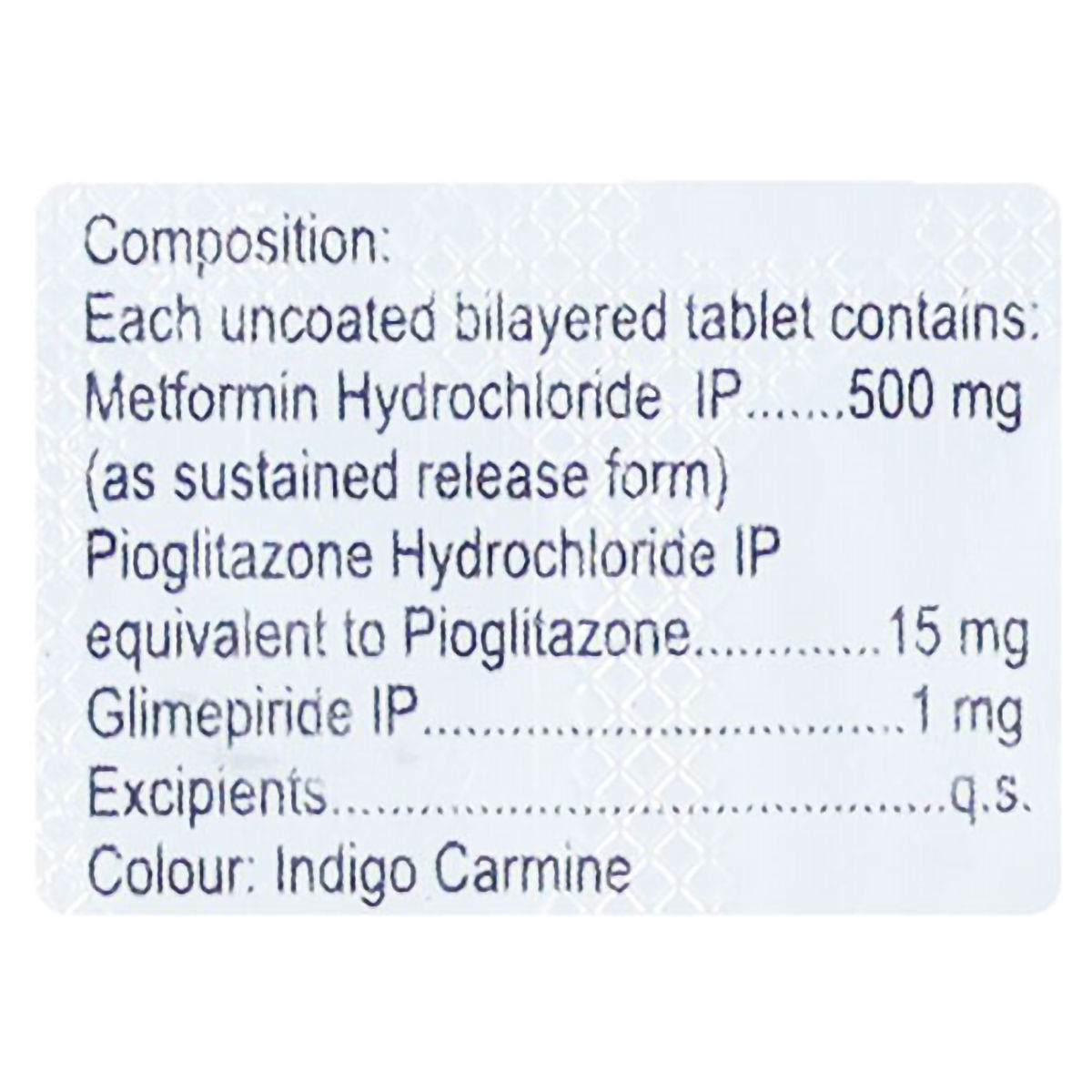 Triglimisave 1 Tablet 15's Price, Uses, Side Effects, Composition ...
