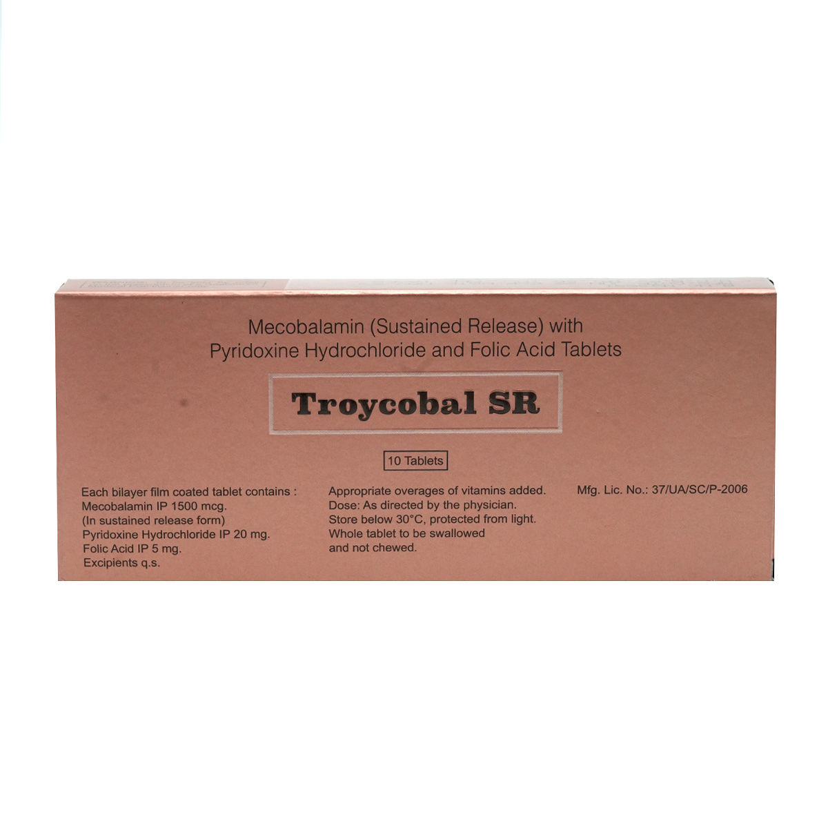 TROYCOBAL SR TABLETS 10'S Price, Uses, Side Effects, Composition ...