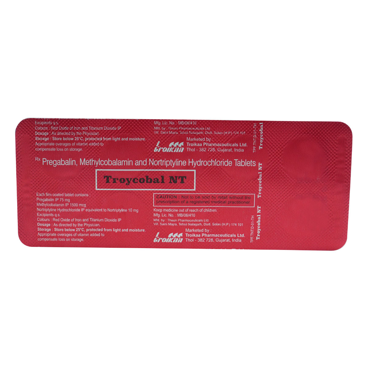 Troycobal NT Tablet | Uses, Side Effects, Price | Apollo Pharmacy