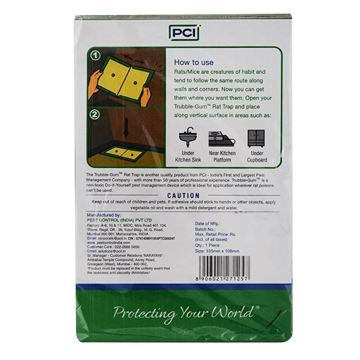 Buy Trubble Gum Rat Trapping Pad Small, 1 Count | 19 Minutes Delivery ...