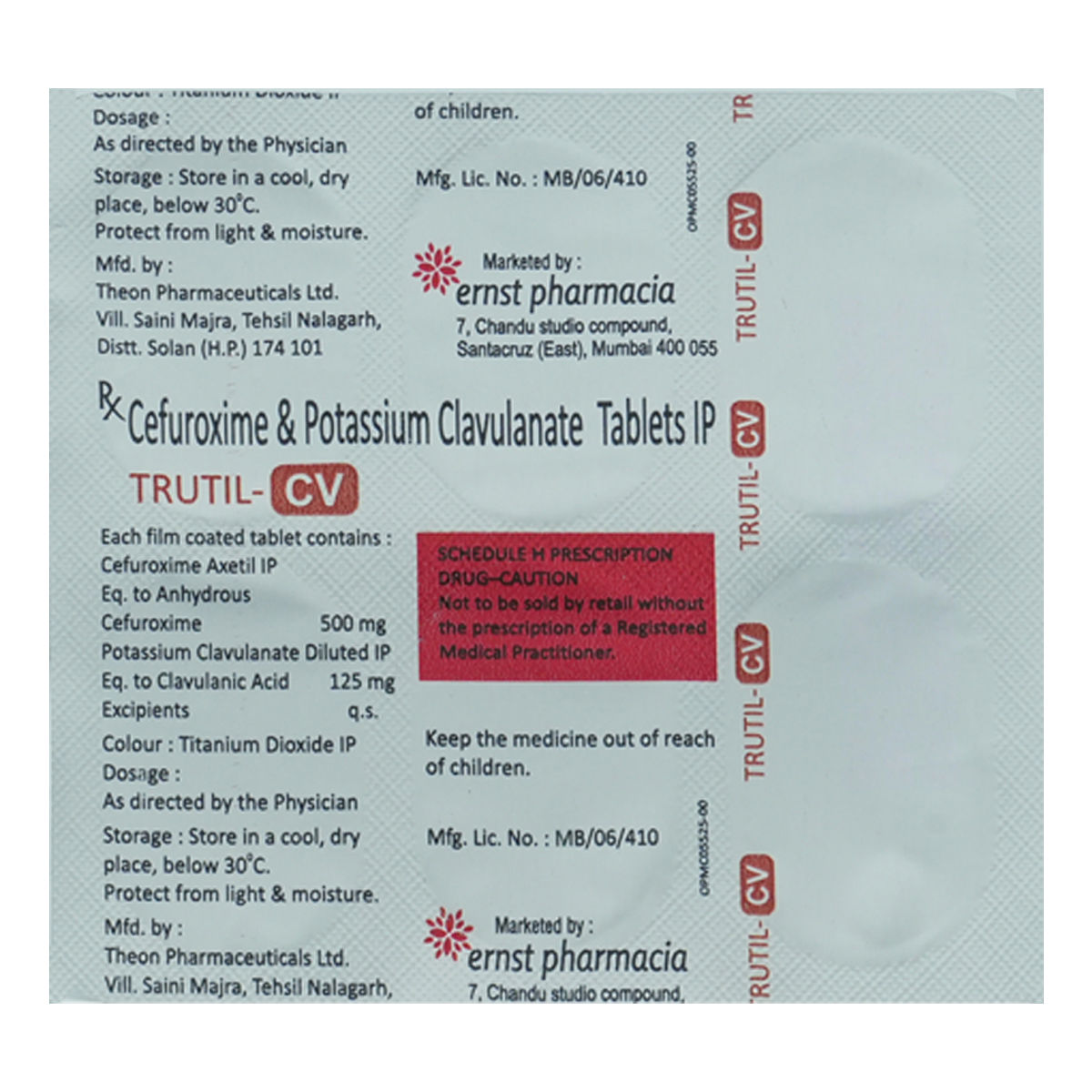 Trutil-CV Tablet | Uses, Side Effects, Price | Apollo Pharmacy