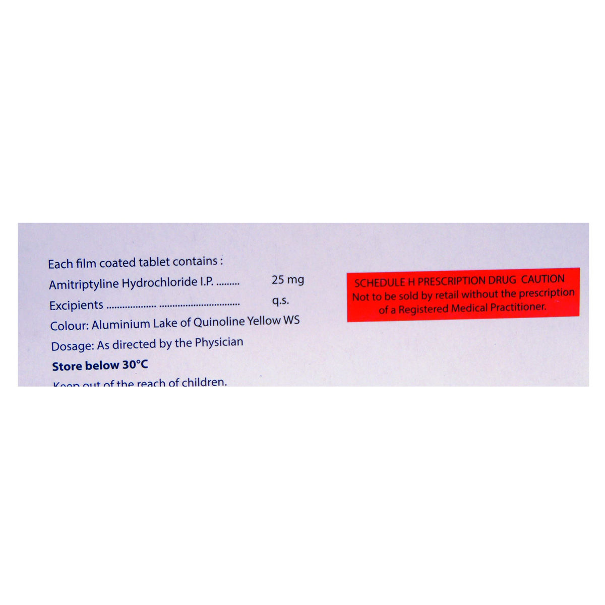 Tryptomer 25 Tablet | Uses, Side Effects, Price | Apollo Pharmacy