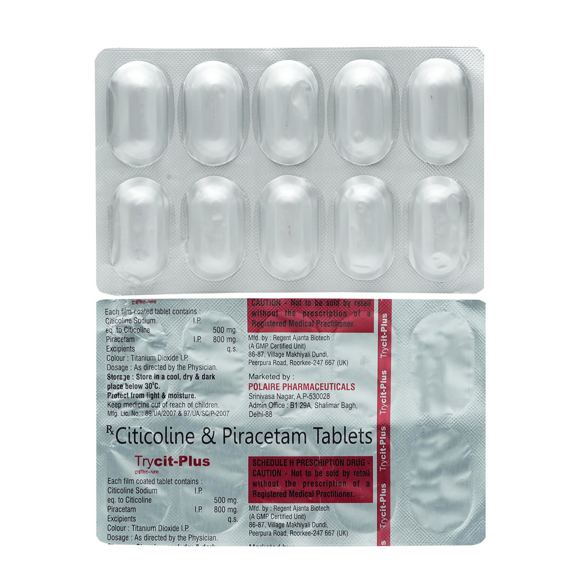 Trycit Plus Tablet 10's Price, Uses, Side Effects, Composition - Apollo ...