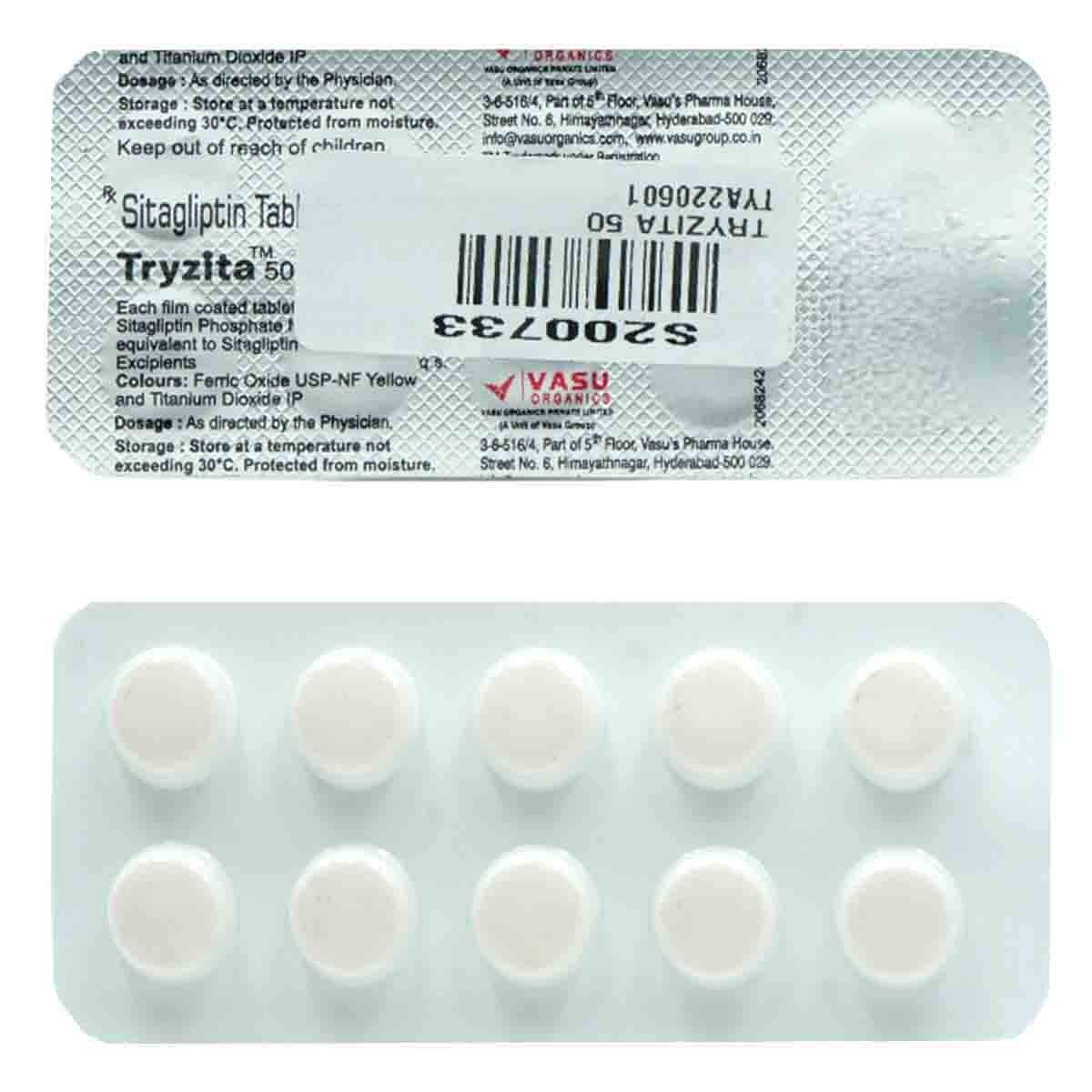 Tryzita 50 Tablet | Uses, Side Effects, Price | Apollo Pharmacy