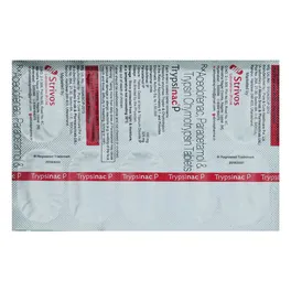 Trypsinac P Tablet | Uses, Side Effects, Price | Apollo Pharmacy