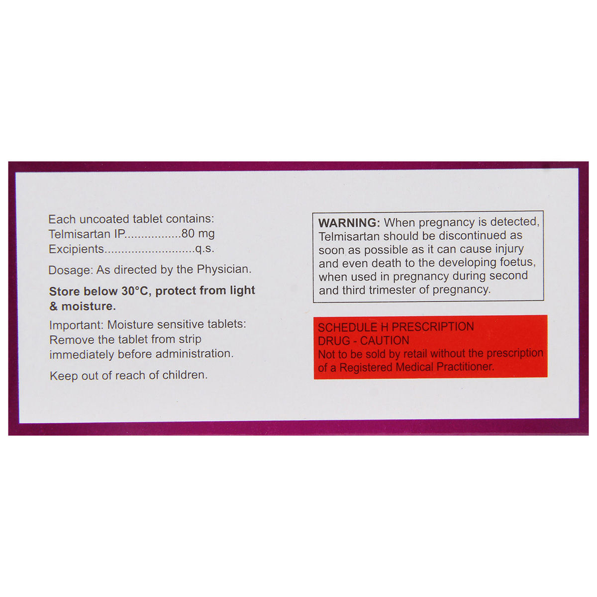 Tsart 80 Tablet 15's Price, Uses, Side Effects, Composition - Apollo ...