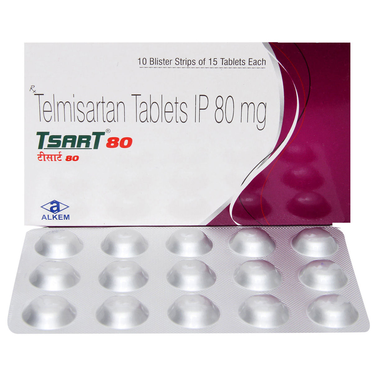 Tsart 80 Tablet 15's Price, Uses, Side Effects, Composition - Apollo ...