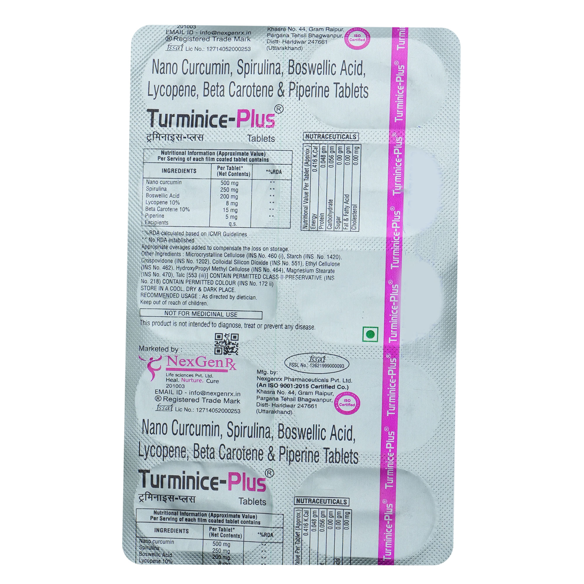 Turminice-Plus Tablet 10's Price, Uses, Side Effects, Composition ...