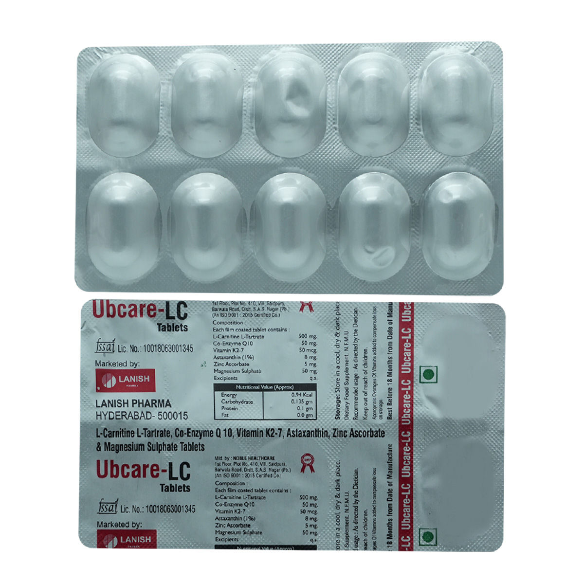 Ubcare LC Tablet 10's Price, Uses, Side Effects, Composition - Apollo ...