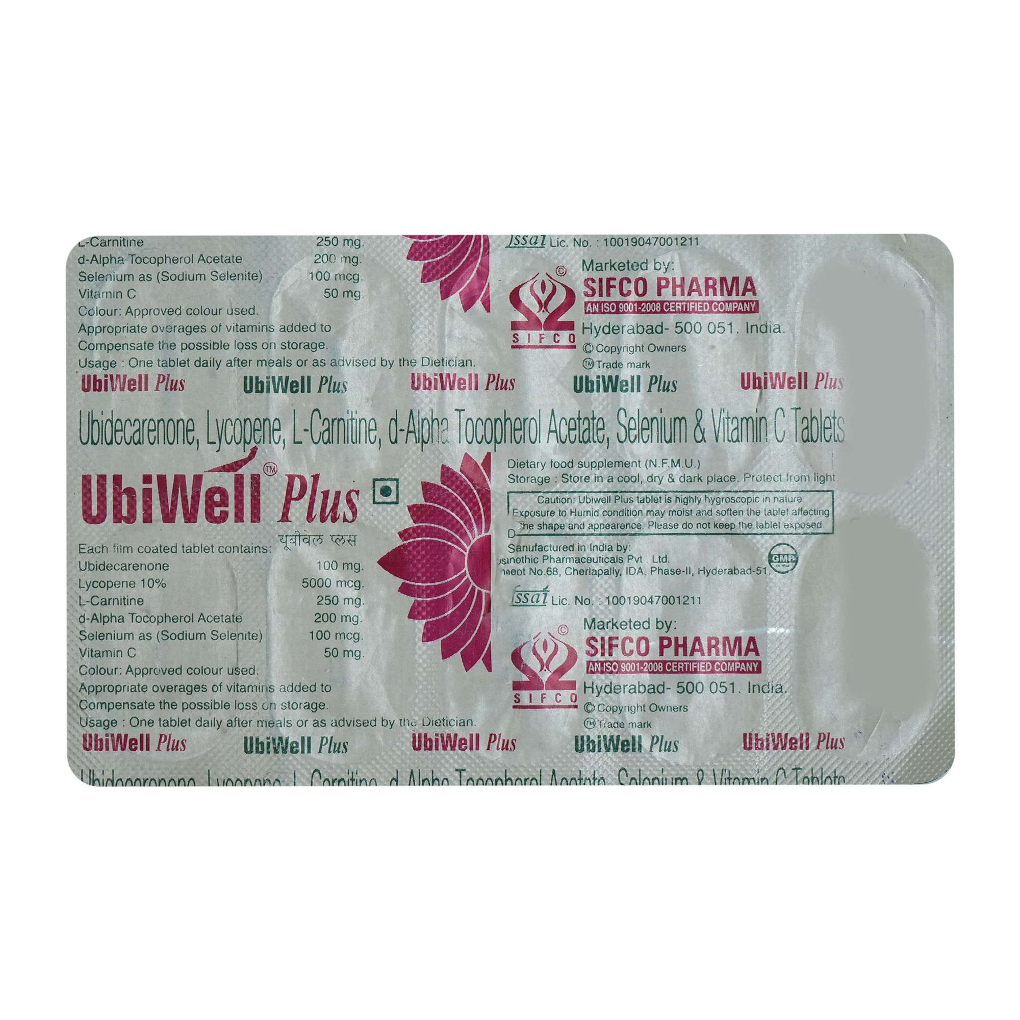 Ubiwell Plus Tablet 10's Price, Uses, Side Effects, Composition ...