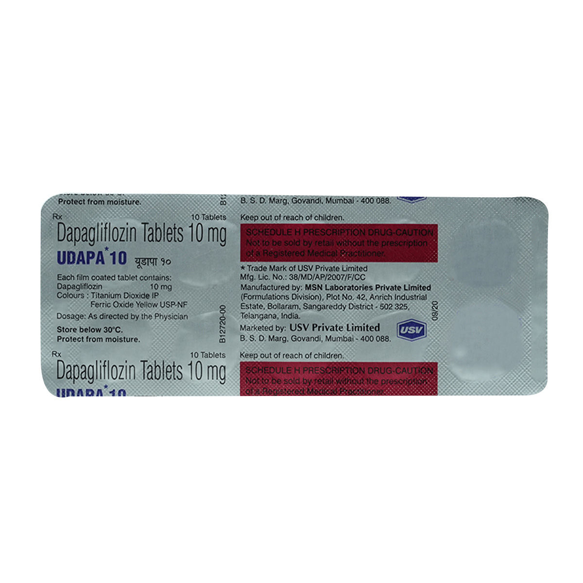 Udapa 10 Tablet | Uses, Side Effects, Price | Apollo Pharmacy
