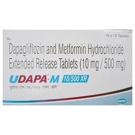 Udapa-M 10/500 XR Tablet | Uses, Side Effects, Price | Apollo Pharmacy