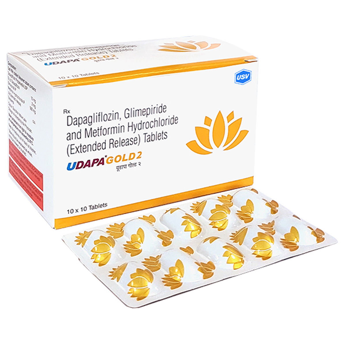 Udapa Gold 2 Tablet 10's | Uses, Side Effects, Price | Apollo Pharmacy