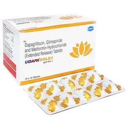 Udapa Gold 2 Tablet 10's | Uses, Side Effects, Price | Apollo Pharmacy