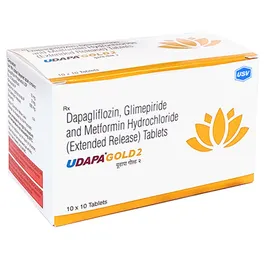 Udapa Gold 2 Tablet 10's | Uses, Side Effects, Price | Apollo Pharmacy