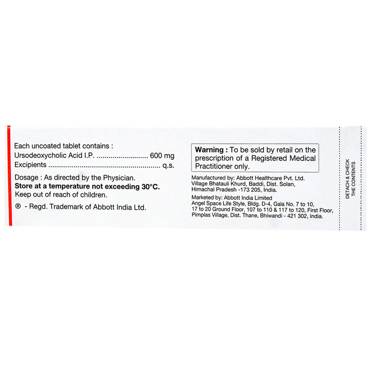 Udiliv 600 Tablet 10's Price, Uses, Side Effects, Composition - Apollo ...