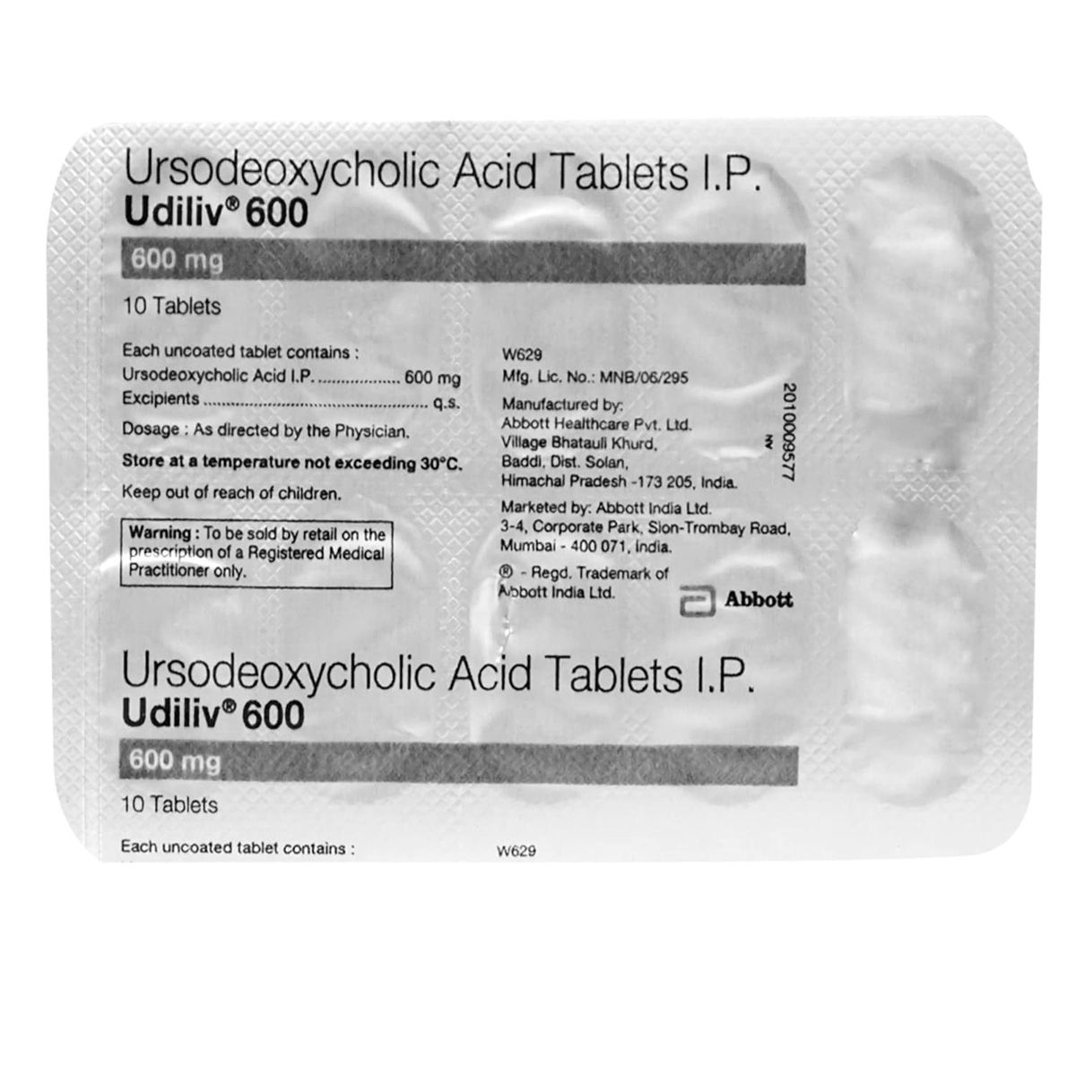 Udiliv 600 Tablet 10's Price, Uses, Side Effects, Composition - Apollo ...