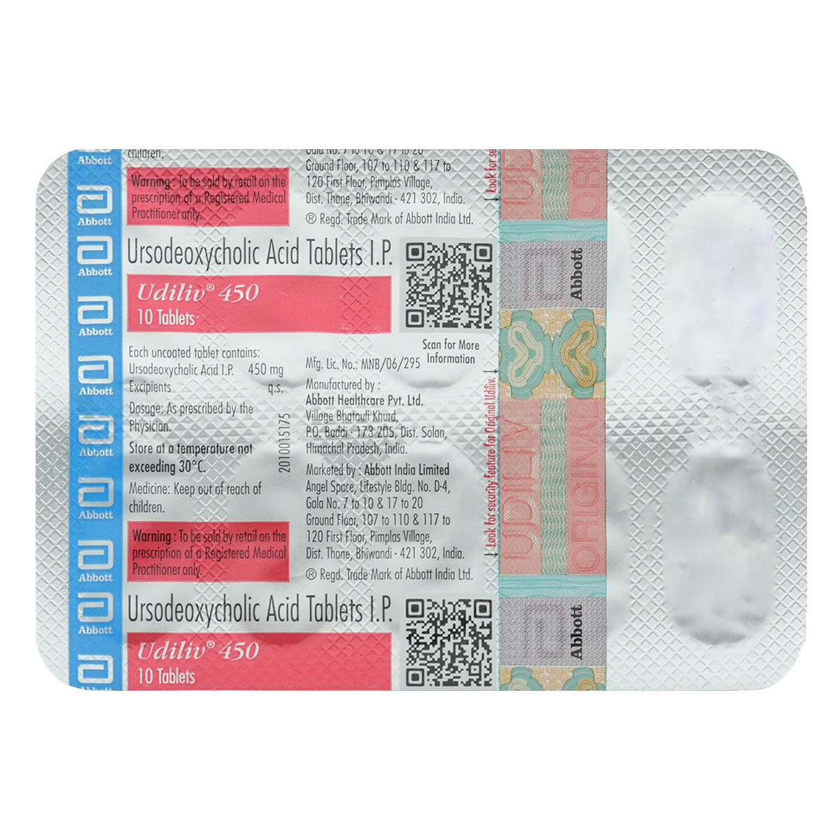 Udiliv 450mg Tablet | Uses, Side Effects, Price | Apollo Pharmacy