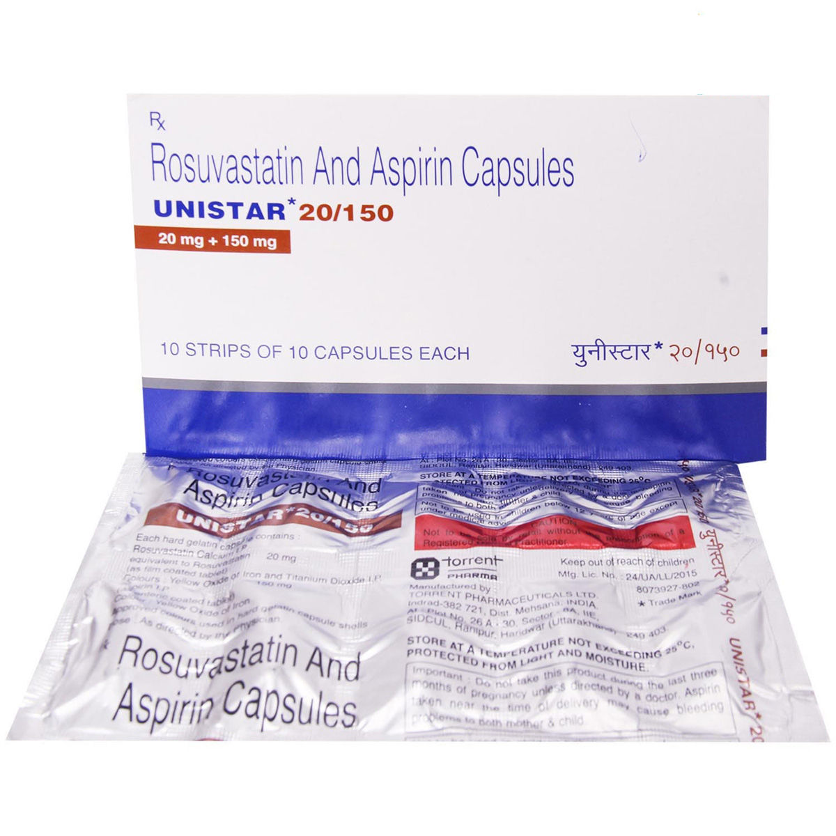 Unistar 20/150 Capsule 10's Price, Uses, Side Effects, Composition ...