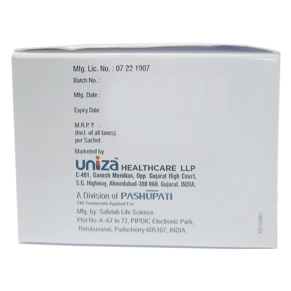 Unizitol Sachet 5 gm Price, Uses, Side Effects, Composition - Apollo ...