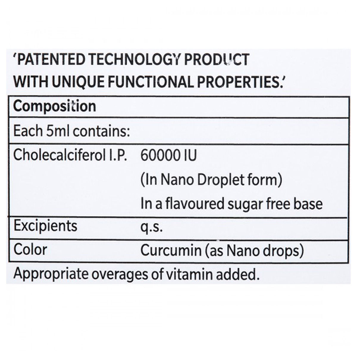 UNS D3 Nano 60K Sugar Free Solution 4X5 ml | Uses, Side Effects, Price ...
