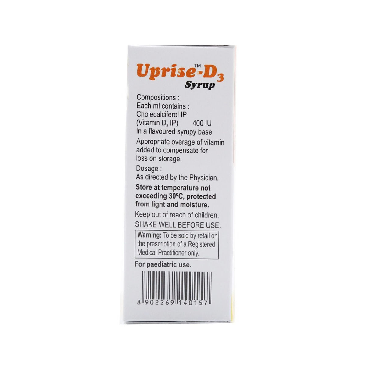 Uprise-D3 Syrup 30 ml Price, Uses, Side Effects, Composition - Apollo ...