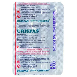 Urispas Tablet | Uses, Side Effects, Price | Apollo Pharmacy