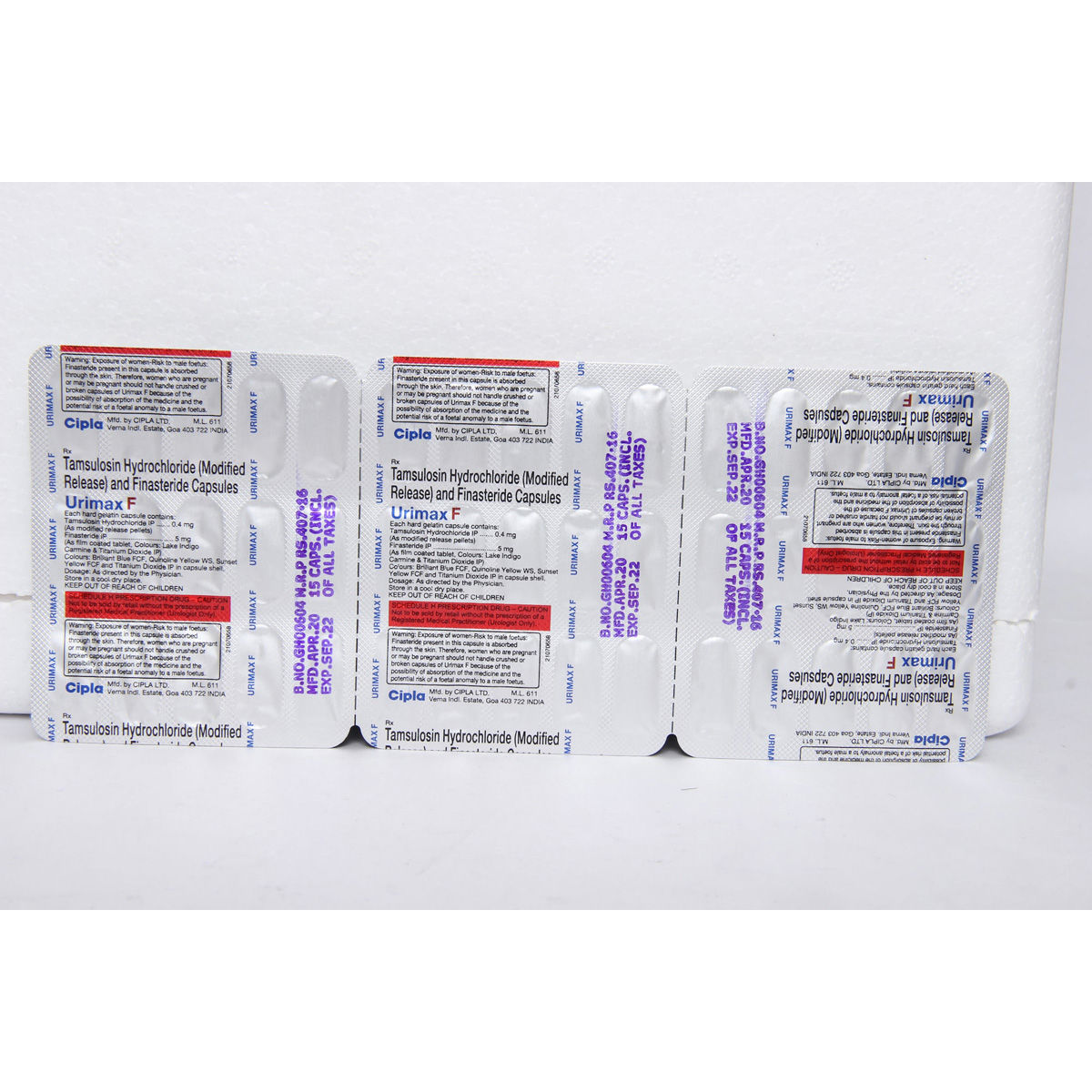 Urimax F Capsule 15's Price, Uses, Side Effects, Composition - Apollo ...