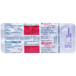 Ursomax-300 Tablet | Uses, Side Effects, Price | Apollo Pharmacy