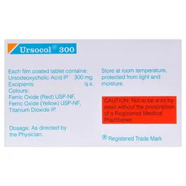 Ursocol 300 Tablet | Uses, Side Effects, Price | Apollo Pharmacy