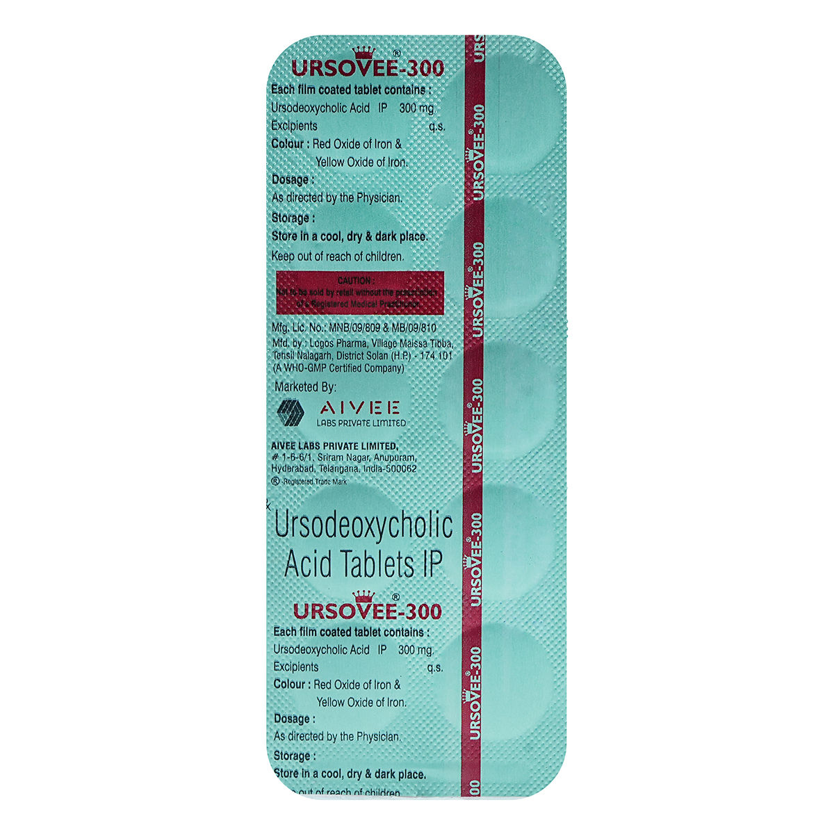Ursovee-300 Tablet | Uses, Side Effects, Price | Apollo Pharmacy
