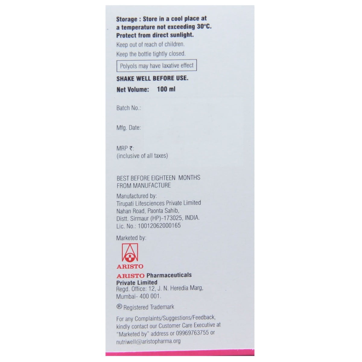 Utjoy Suspension 100 ml Price, Uses, Side Effects, Composition - Apollo ...
