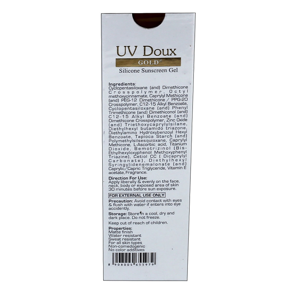 UV Doux Gold Spf 50 Silicone Sunscreen Gel 50 gm Price, Uses, Side ...