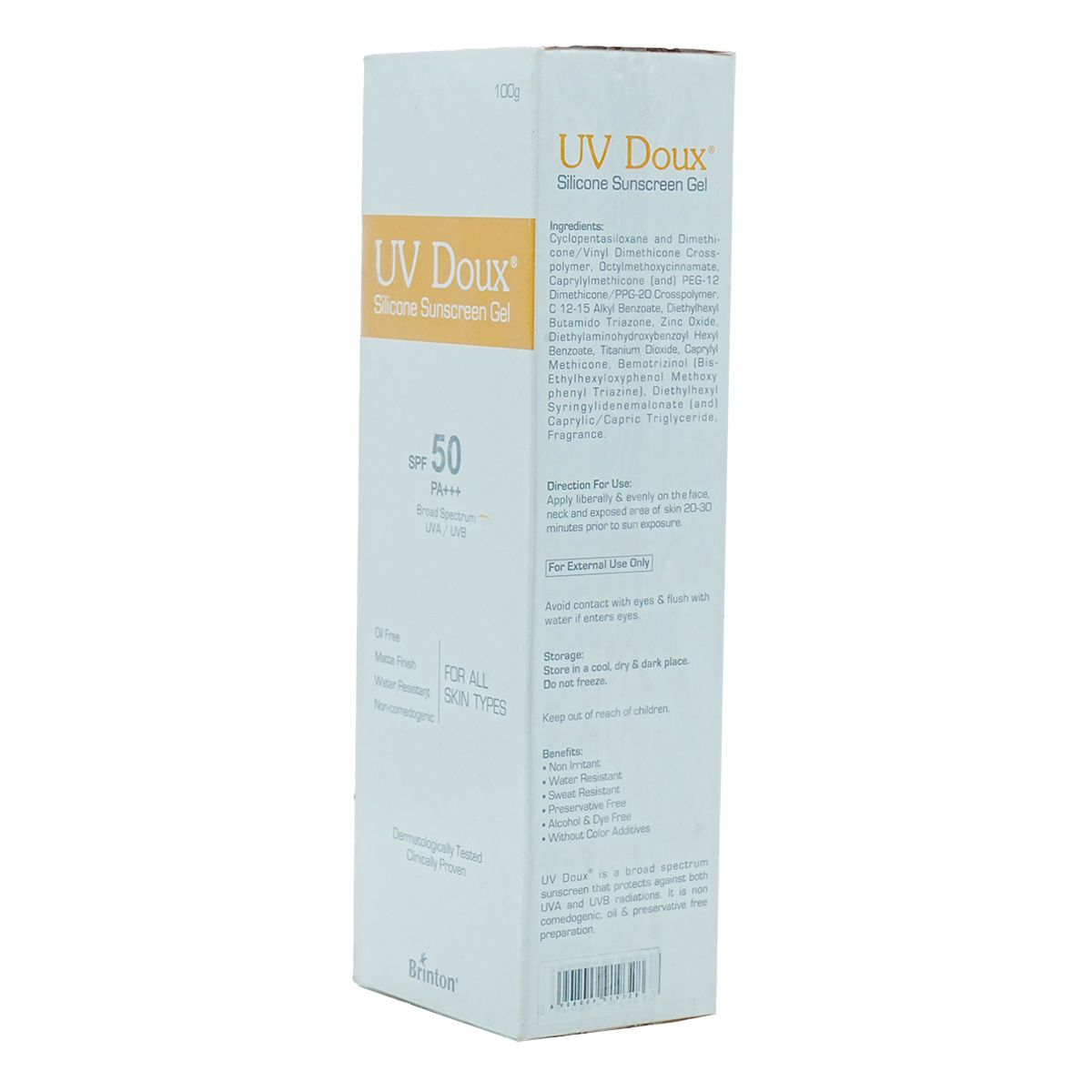 Buy UV Doux SPF 50 Silicon Sunscreen Gel | 19 Minutes Delivery | Apollo ...