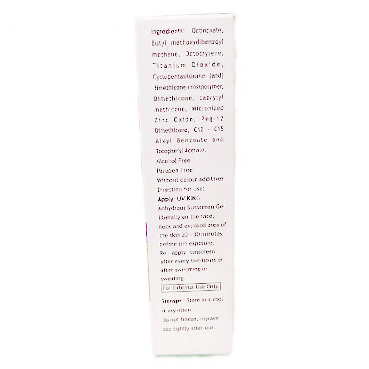 UV King Anhydrous Sunscreen Gel Spf 40 PA +++ 50 gm Price, Uses, Side ...