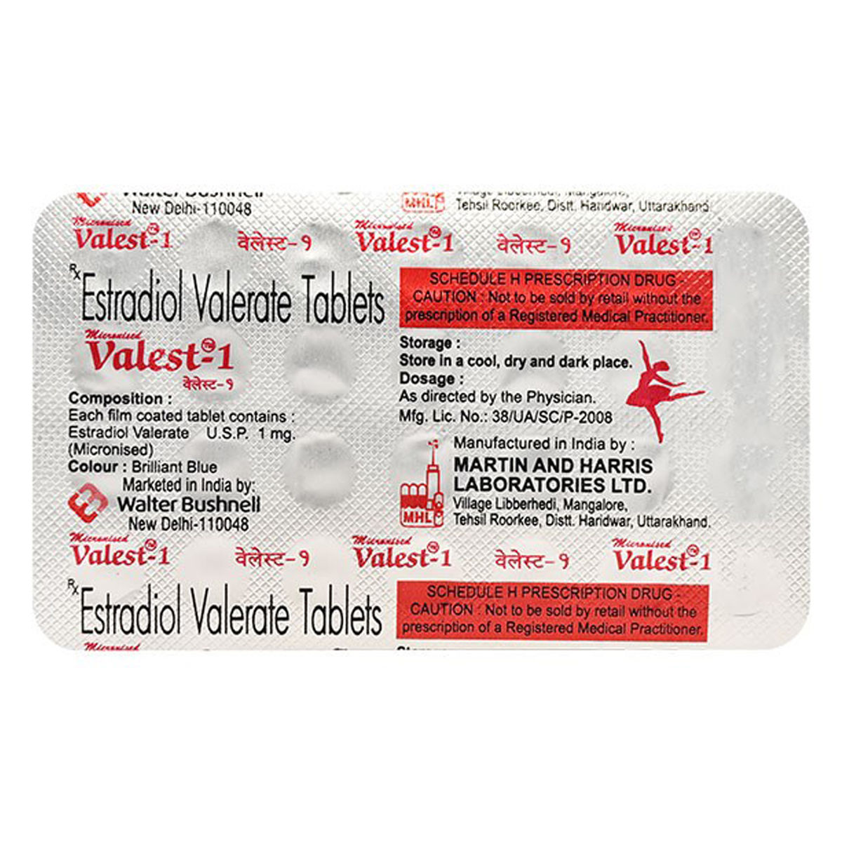 Valest 1mg Tablet 28's Price, Uses, Side Effects, Composition - Apollo ...