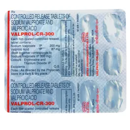 Valprol-CR-300 Tablet | Uses, Side Effects, Price | Apollo Pharmacy