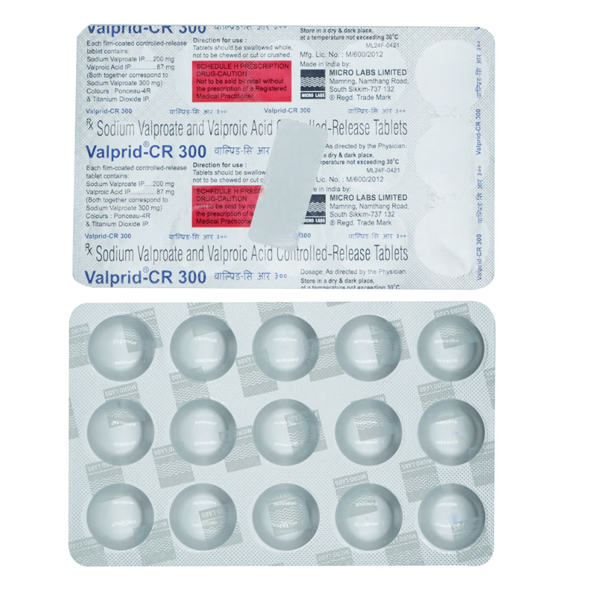 Valprid-Cr 300 mg Tablet | Uses, Side Effects, Price | Apollo Pharmacy