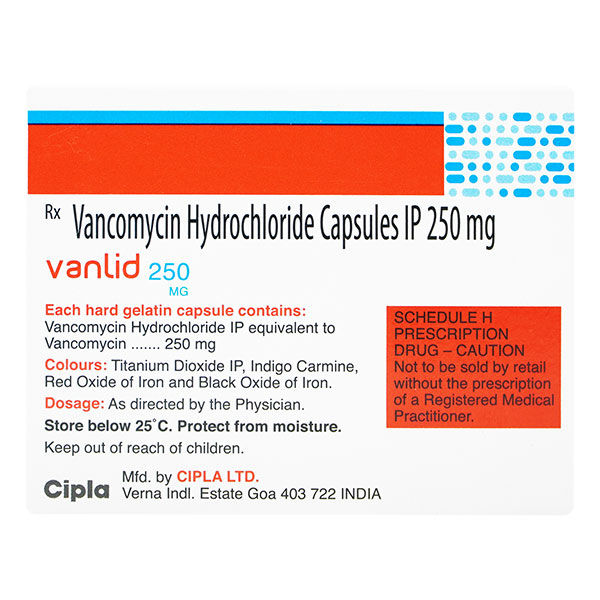 Vanlid 250 mg Capsule | Uses, Side Effects, Price | Apollo Pharmacy