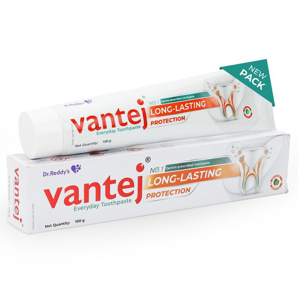 Buy Vantej Long Lasting Toothpaste, 100 gm | 19 Minutes Delivery ...