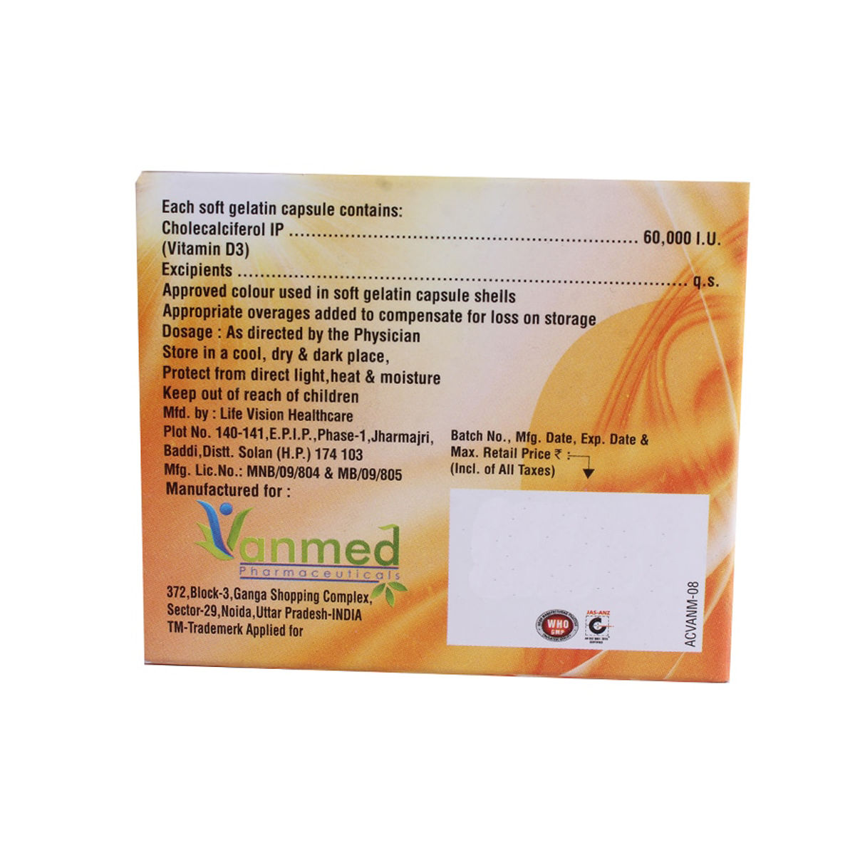 Van D3 Capsule 4's Price, Uses, Side Effects, Composition - Apollo Pharmacy