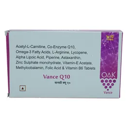 Vance Q10 Tablet | Uses, Side Effects, Price | Apollo Pharmacy