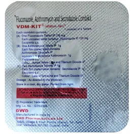 VDM Tablet Kit | Uses, Side Effects, Price | Apollo Pharmacy
