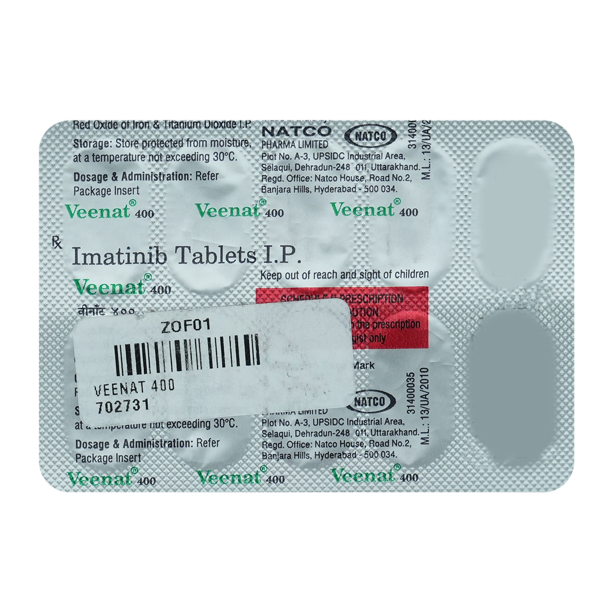 Veenat 400 Tablet | Uses, Side Effects, Price | Apollo Pharmacy