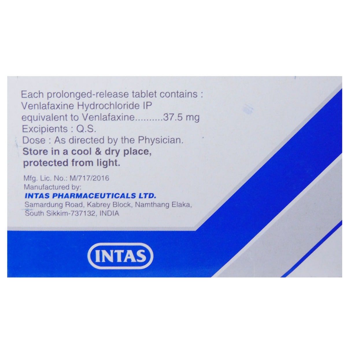 Ventab XL 37.5 Tablet | Uses, Side Effects, Price | Apollo Pharmacy