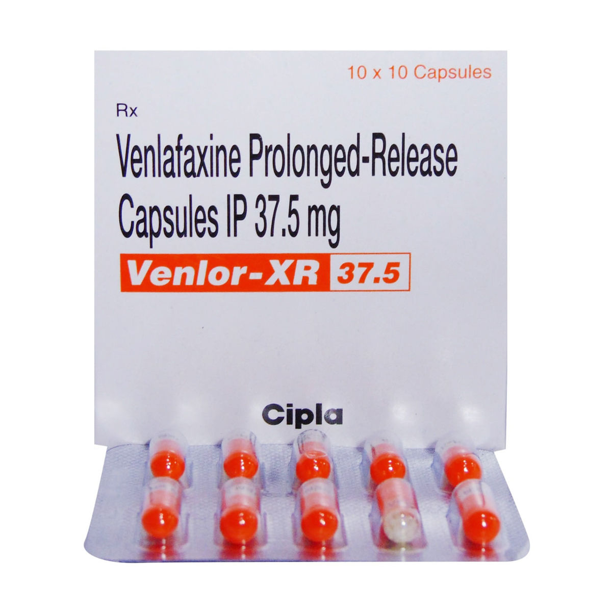 Venlor XR 37.5 Capsule 10's Price, Uses, Side Effects, Composition ...
