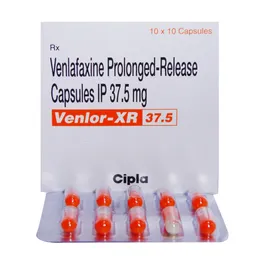 Venlor XR 37.5 Capsule | Uses, Side Effects, Price | Apollo Pharmacy